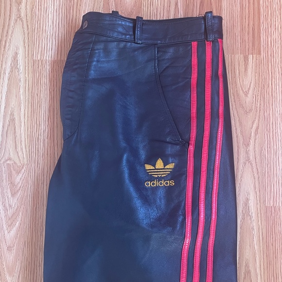 adidas | Jackets & Coats | Adidas A5 Leather Tracksuit | Poshmark